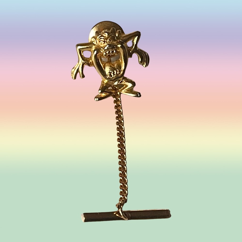 Vintage Warner Bros, Tasmanian Devil Tie Tack - Gem